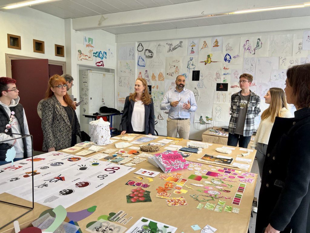 Matinée à L'ESAAT de Roubaix avec Félicie Gerard - Violette Spillebout